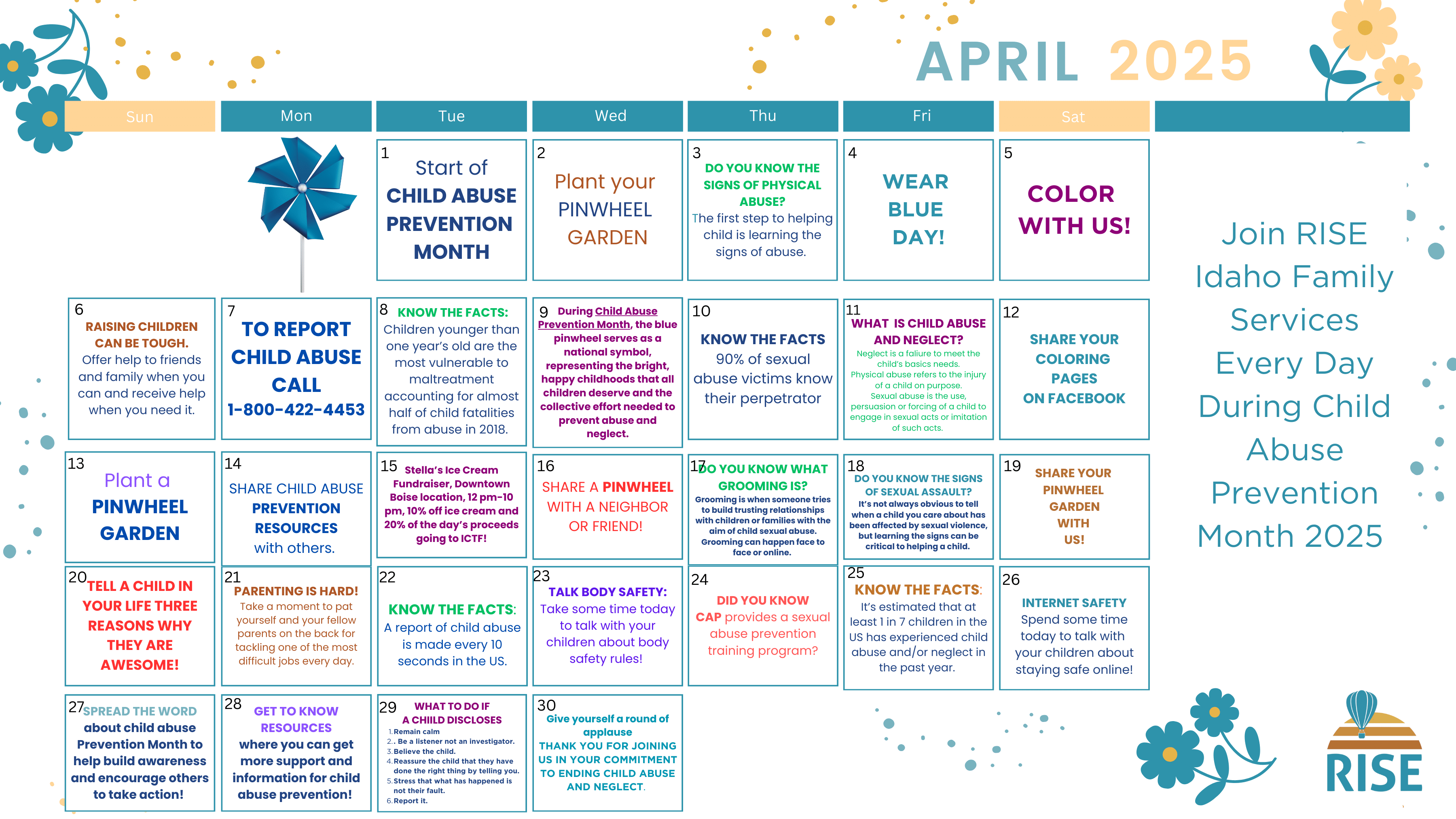 Join RISE for Child Abuse Prevention Month » RISE Services, Inc. Idaho